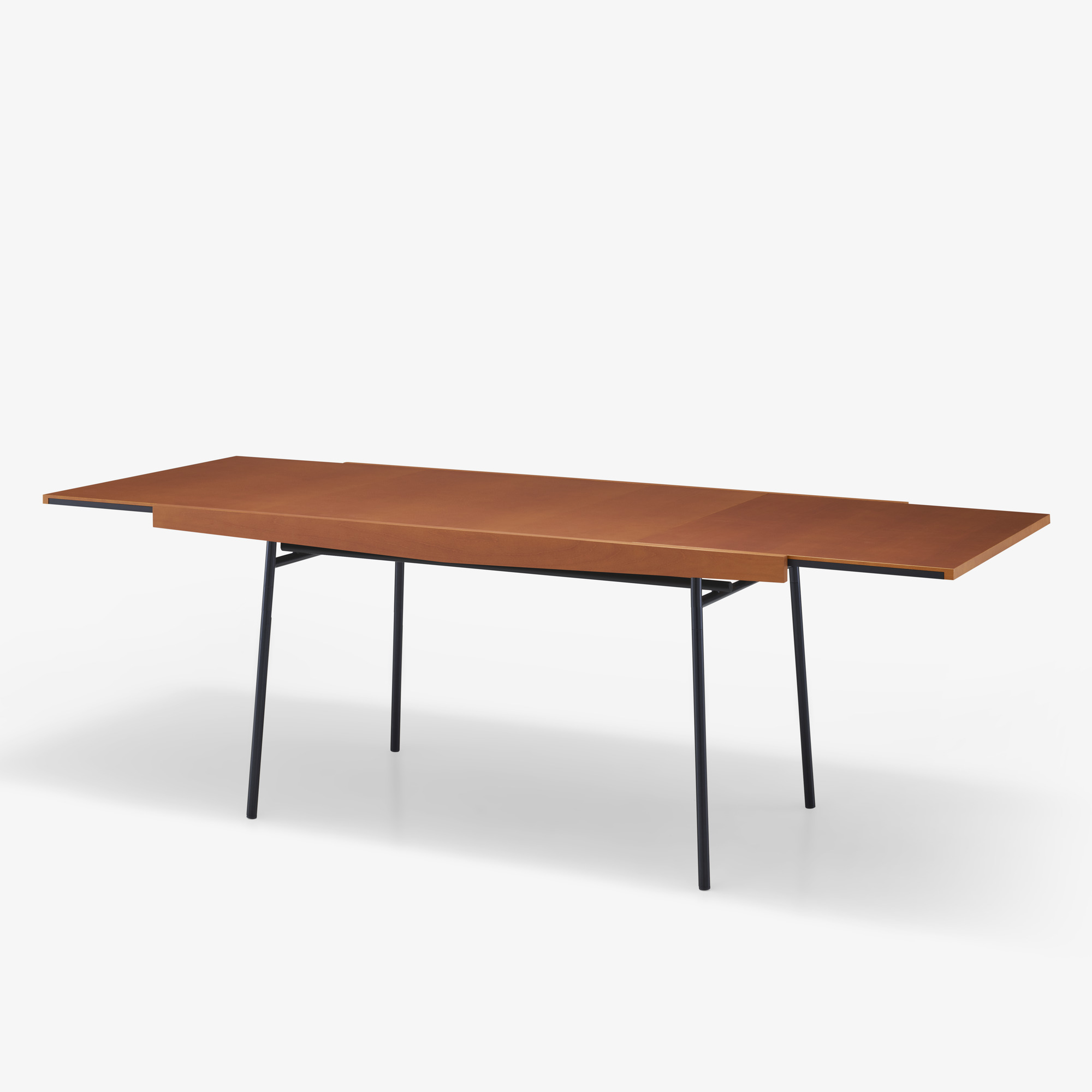 Tables de repas 125 Table de repas frêne teinté guariche - Cinna