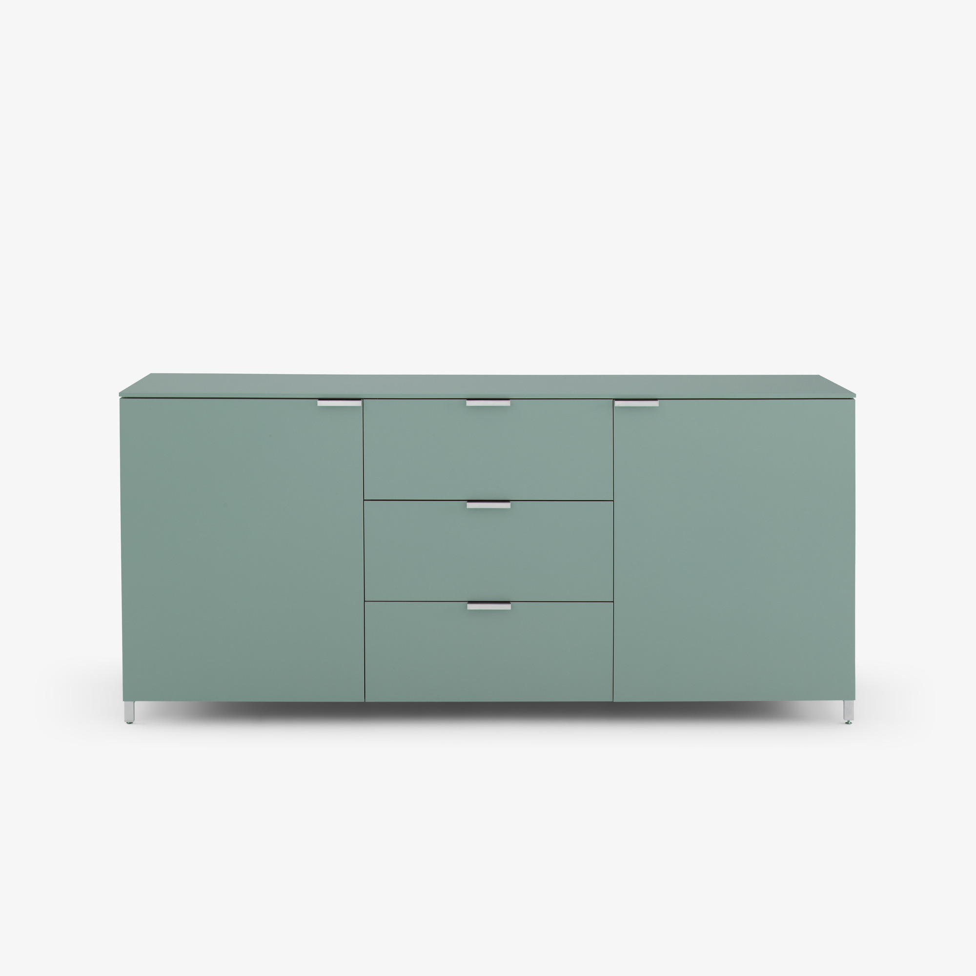Sideboards Canaletto display cabinet 3-door sideboard clear glass front ...