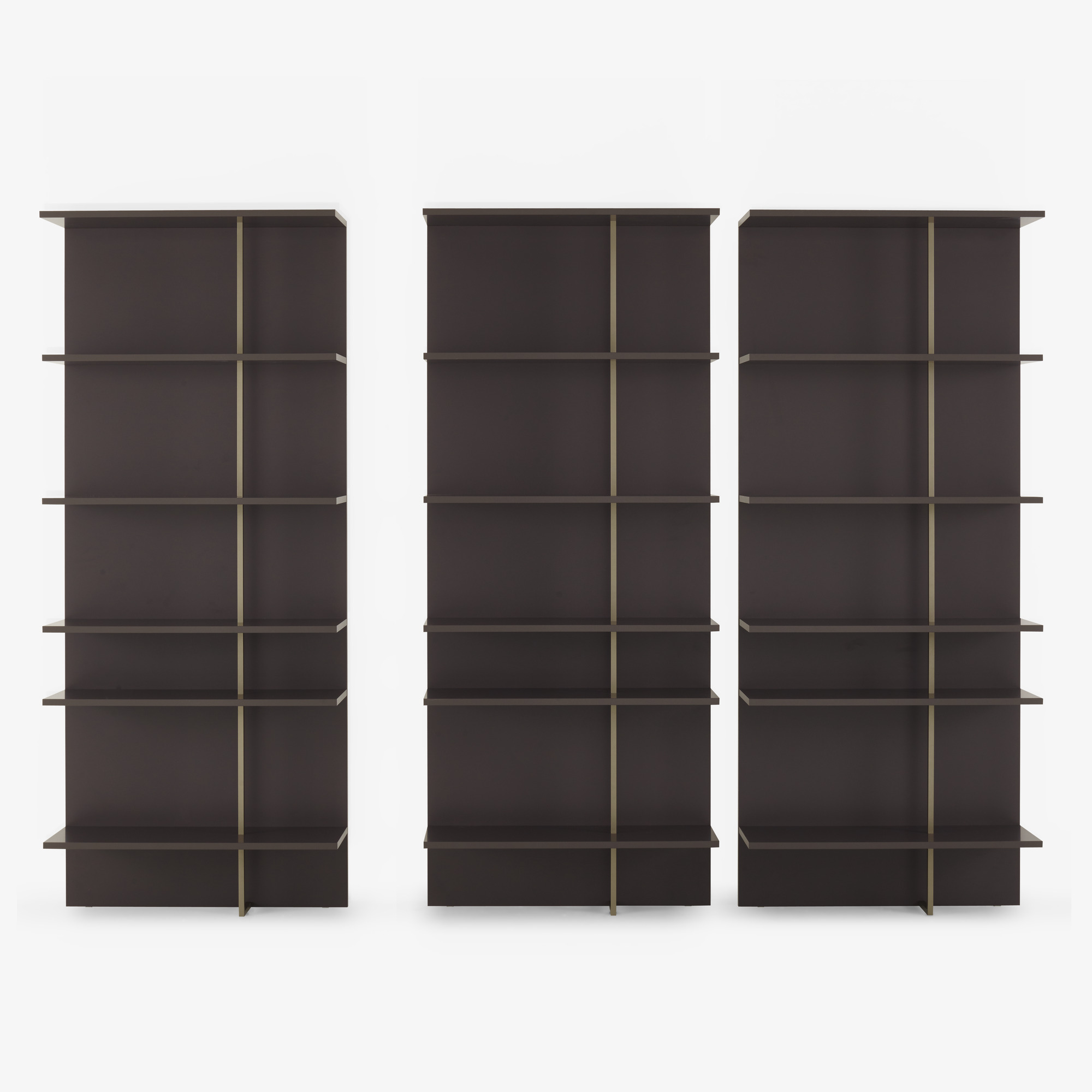 Shelving units Bibliothèque murale Wall-mounted bookshelf with glass ...
